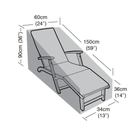 Steamer Chair Cover Black